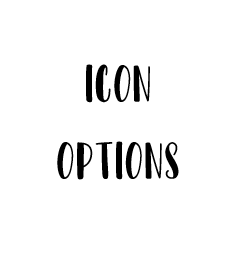 Icon Options | Easy Peasy Supplies